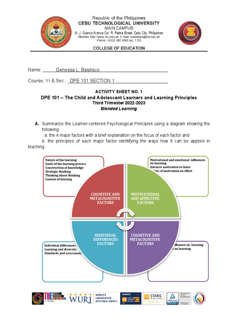 Activity Sheet No. 1 | PDF