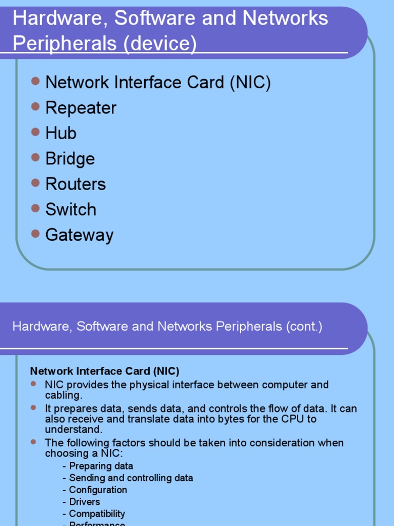 Networking and Internetworking Devices | PDF | Computer Network ...