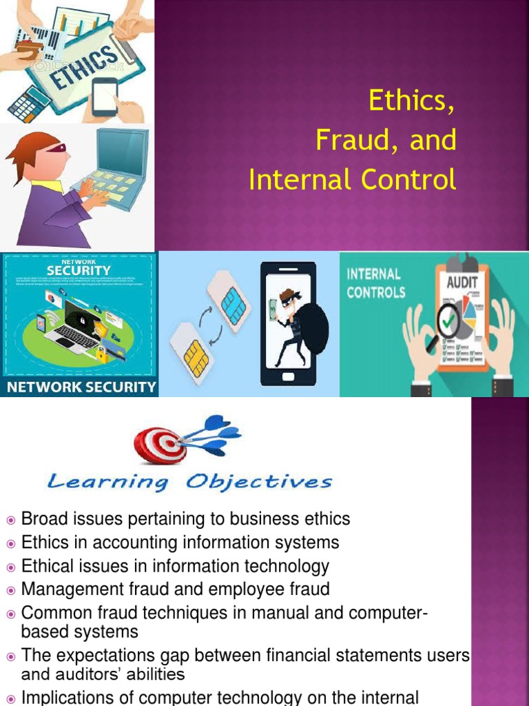 Comp Audit Lesson 1 Ethics Fraud and Internal Control | Download Free ...
