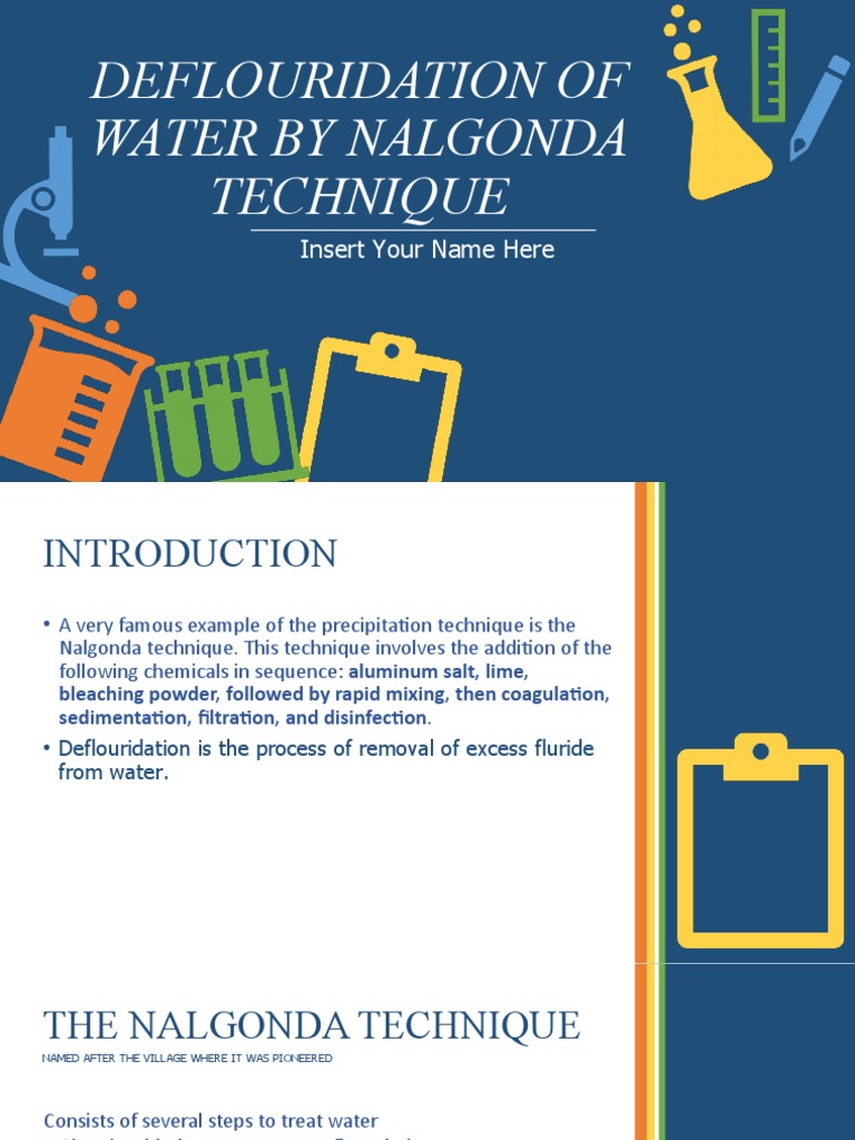 Deflouridation of Water by Nalgonda Technique | PDF