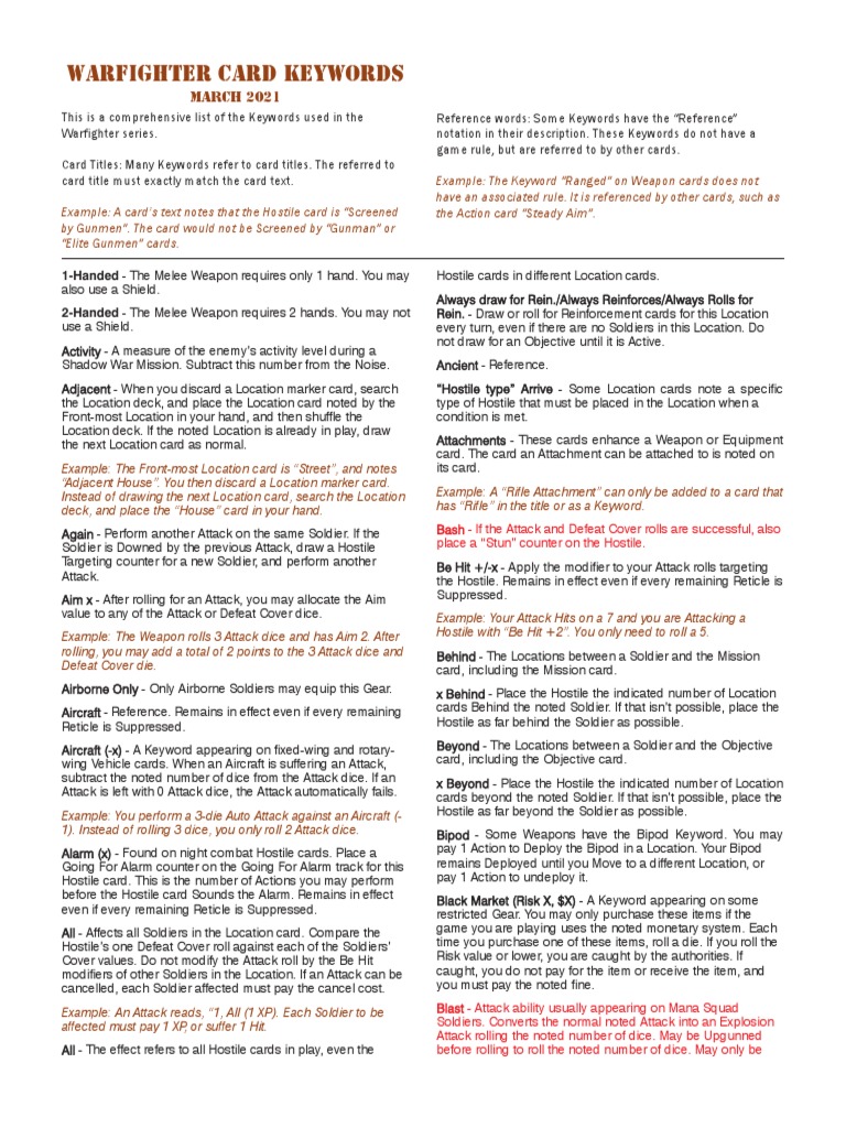40k Melee Weapon Keywords Guide | PDF | Ammunition | Firearms