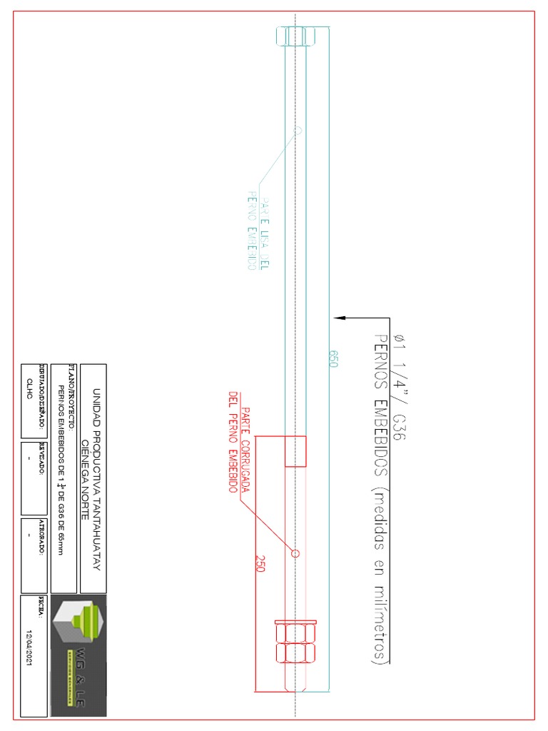 Perno Embebido | PDF