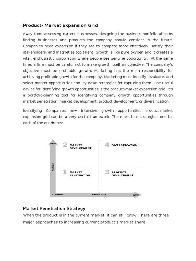 Product - Market Expansion Grid | PDF | Toyota | Hybrid Electric Vehicle