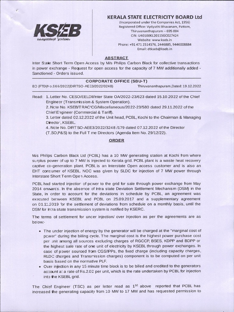 Bo - FTD - No. - 966 2022 - Dirtso Aee3 2022 3248 - 19 12 2022 | PDF