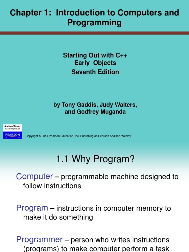 2 A Introduction To Computers And Programming Pdf Computer Data Storage Programming