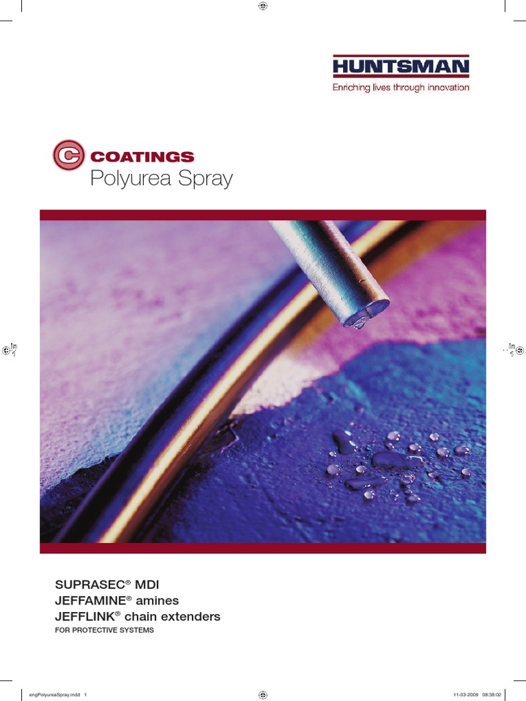 Polyurea Spray Brochure | PDF | Polyurethane | Chemistry