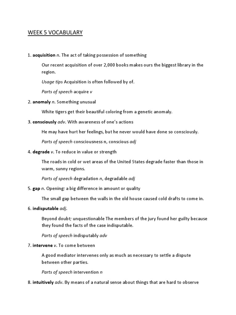 Week 5 Vocabulary | Descargar gratis PDF | Agnosticism | Atheism