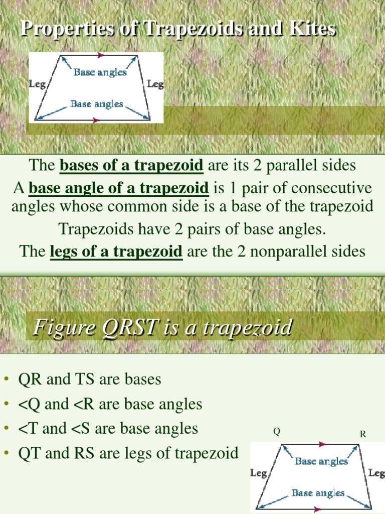 Trapezoids and Kites | PDF