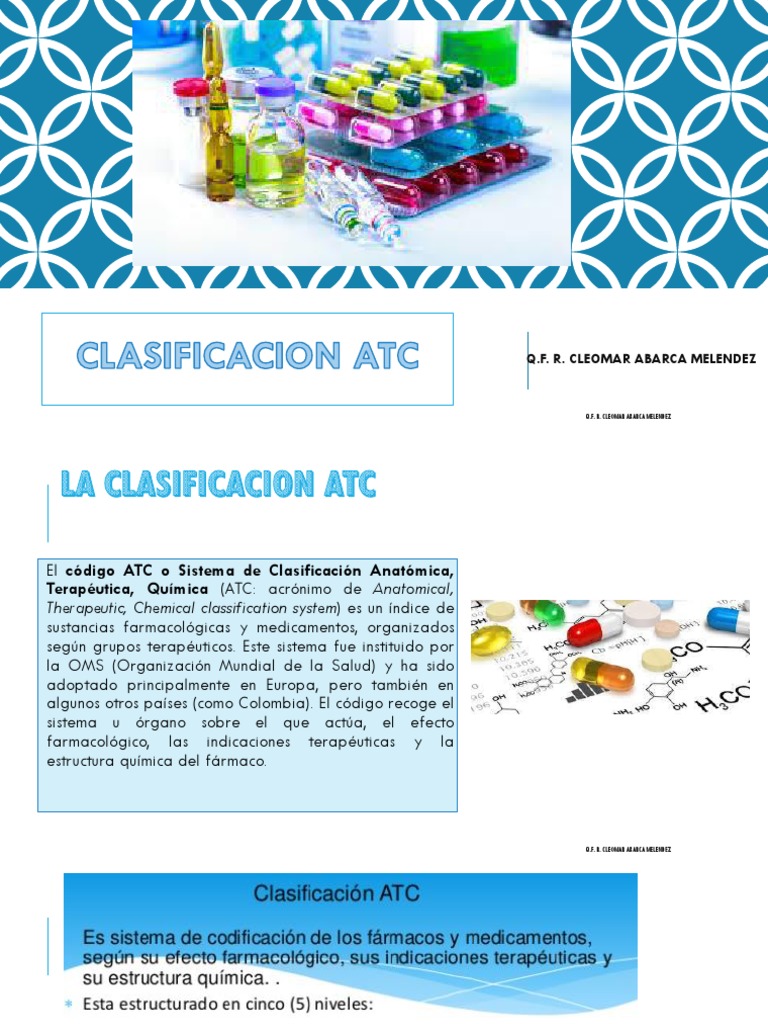 3.clasificacion ATC | PDF