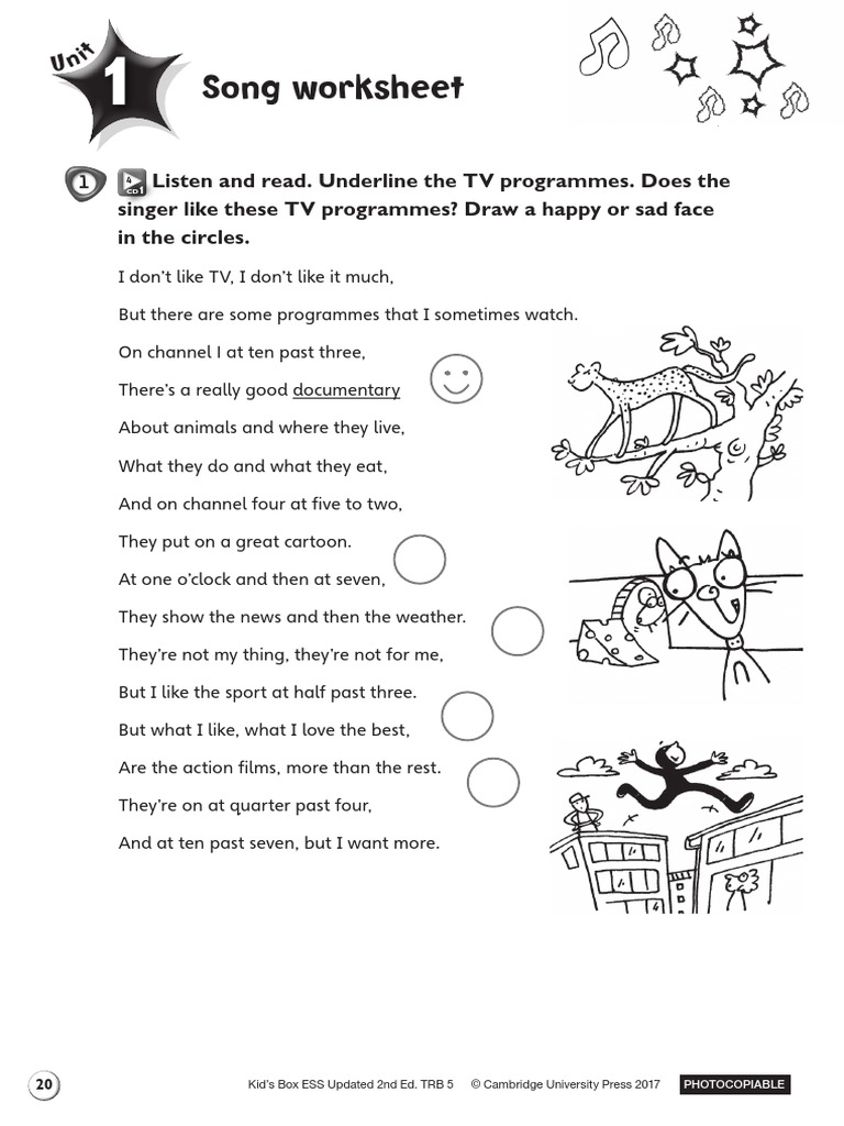 KB5 - Unit 1 - Song | PDF