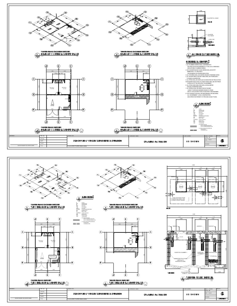 LGV Plumbing-1 P-1 CWL LAYOUT | PDF | Plumbing | Sanitary Sewer