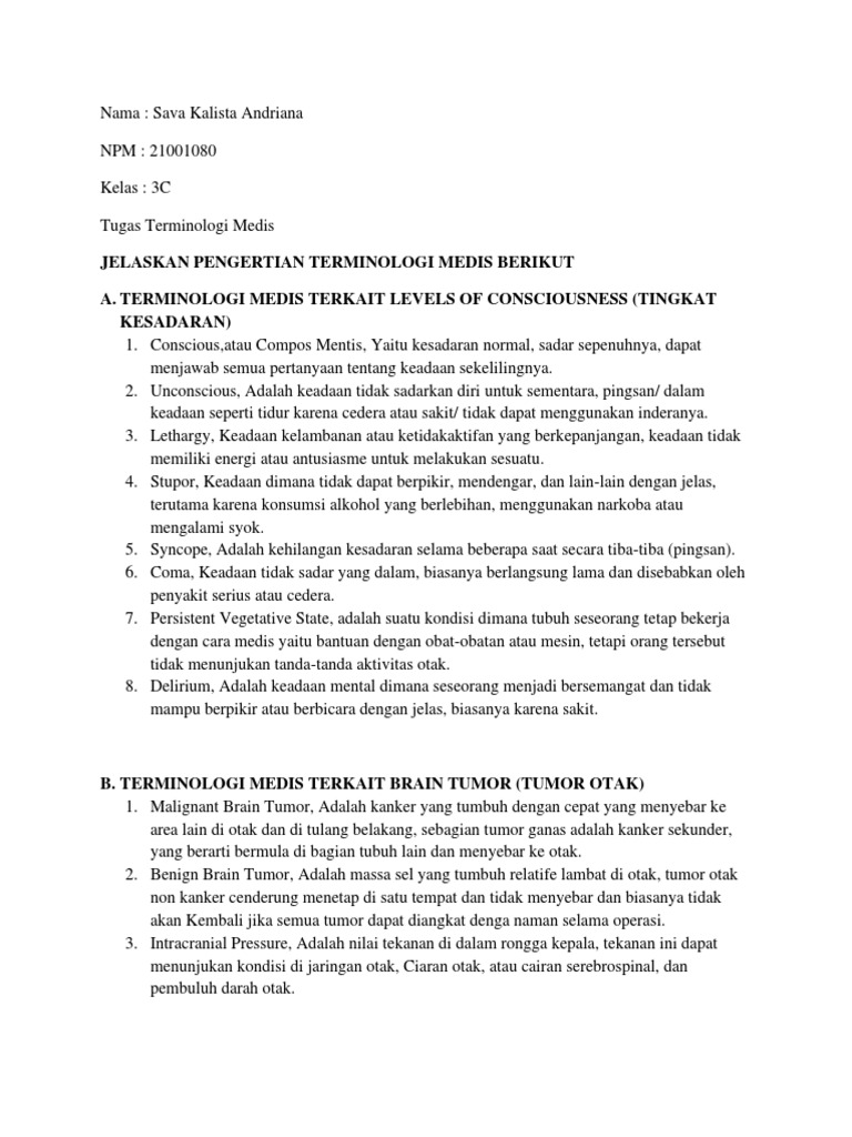 Terminologi Medis-1 | PDF