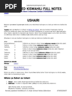 Aina na Maana ya Vishazi katika Kiswahili | PDF