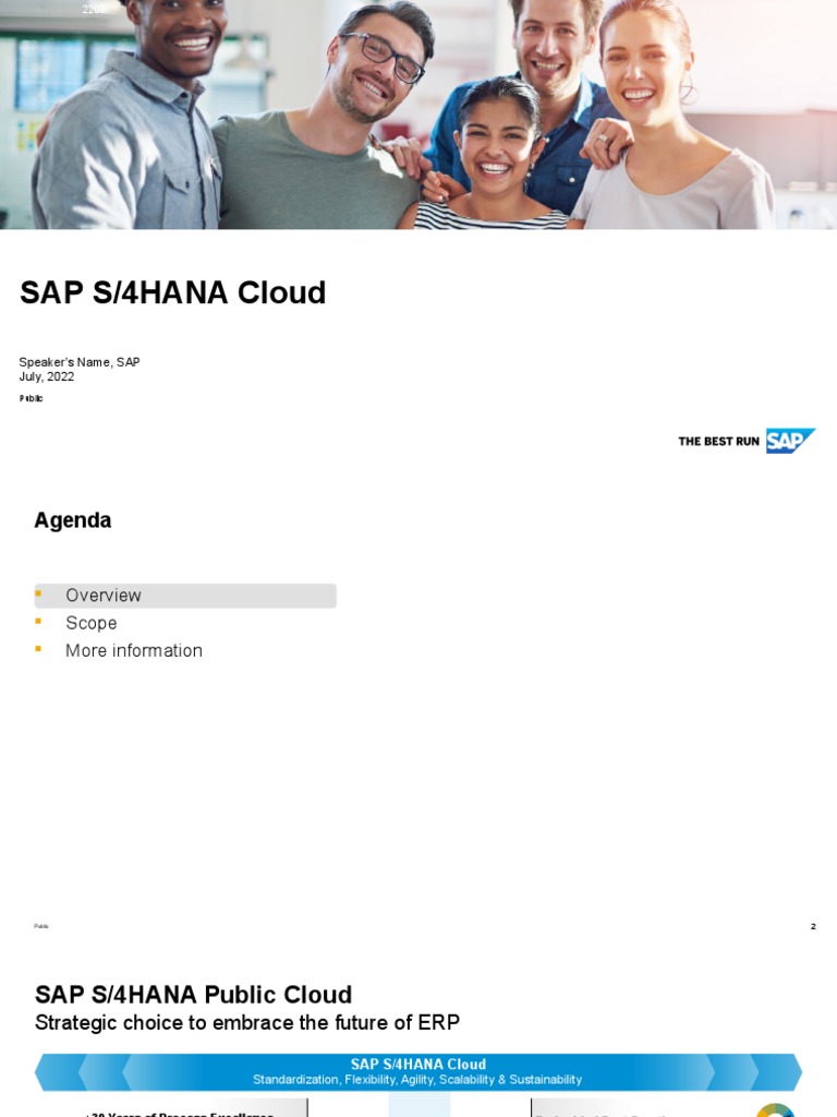 BP CLD ENTPR S4CLD2208 28 Cust Scope Pres EN XX | PDF | Accounting ...