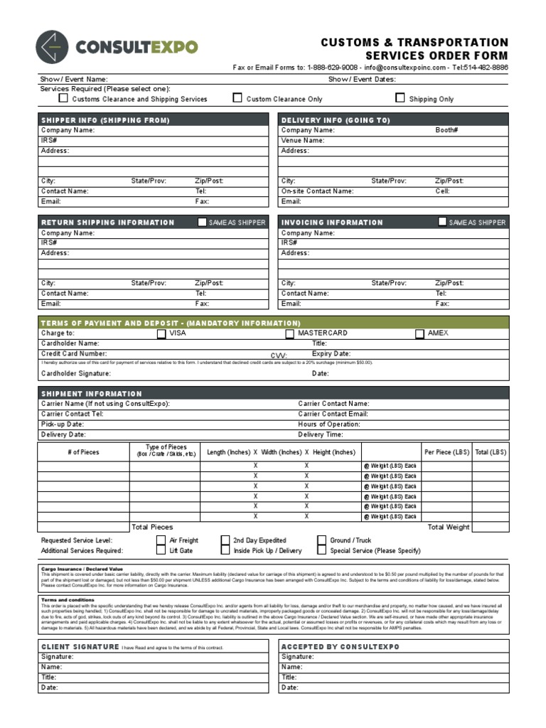 Streamlined Solutions: An International Shipping and Customs Clearance ...