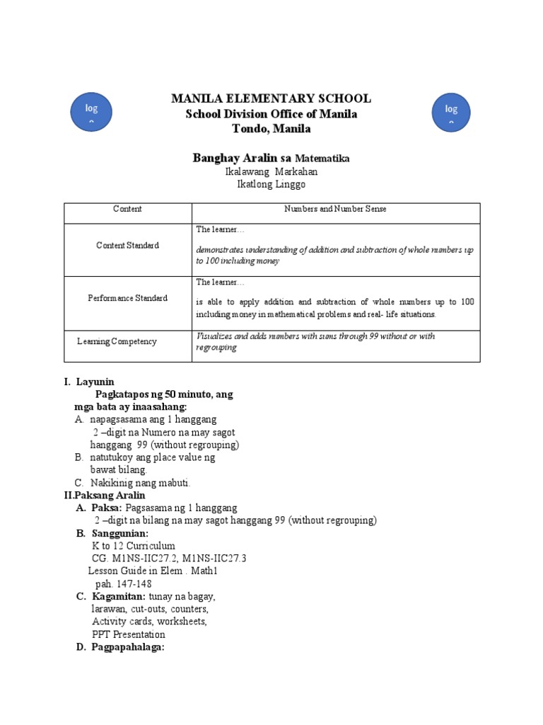 Cot Math 2nd Quarter | PDF