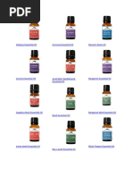 Essential Oil Chart | PDF | Essential Oil | Lavandula