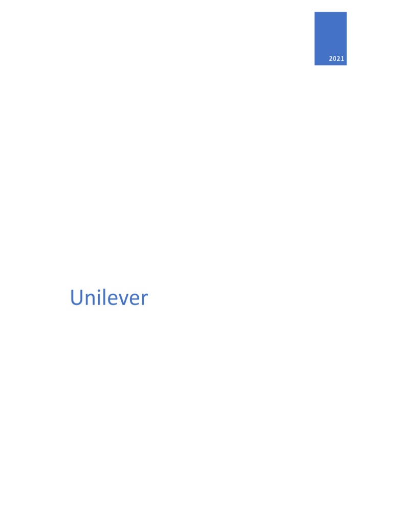 Unilever Financial Performance | PDF | Dividend | Capital Structure