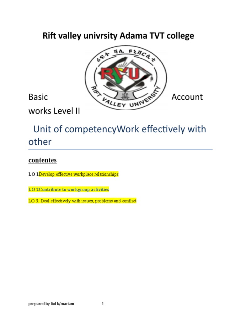 2 Work Effectively With Others | PDF | Conflict Resolution | Nonverbal ...