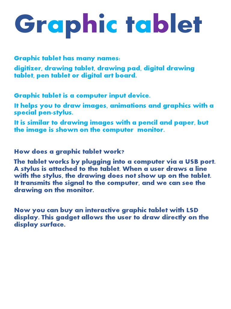 Grafic Tablet | PDF | Art