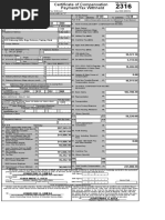 BIR Form 2316 | PDF | Income Tax | Employment