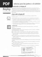 Escalas Bayley de Desarrollo Infantil | PDF