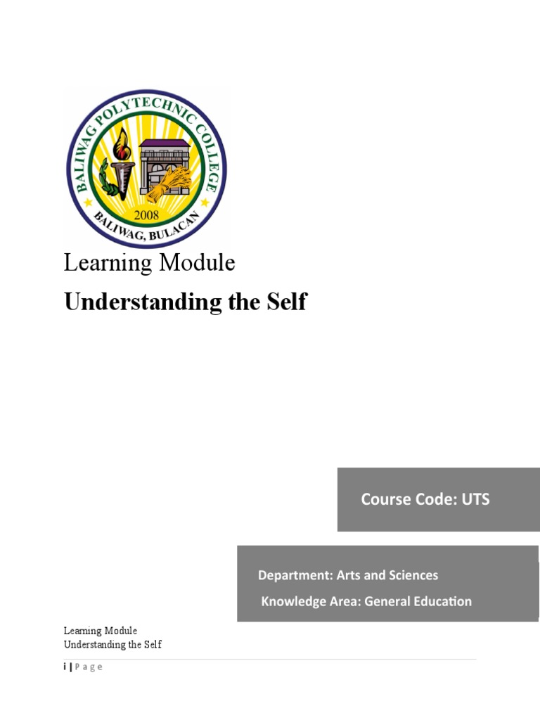 Modified Module UTS Prelim | PDF | Identity (Social Science) | Science