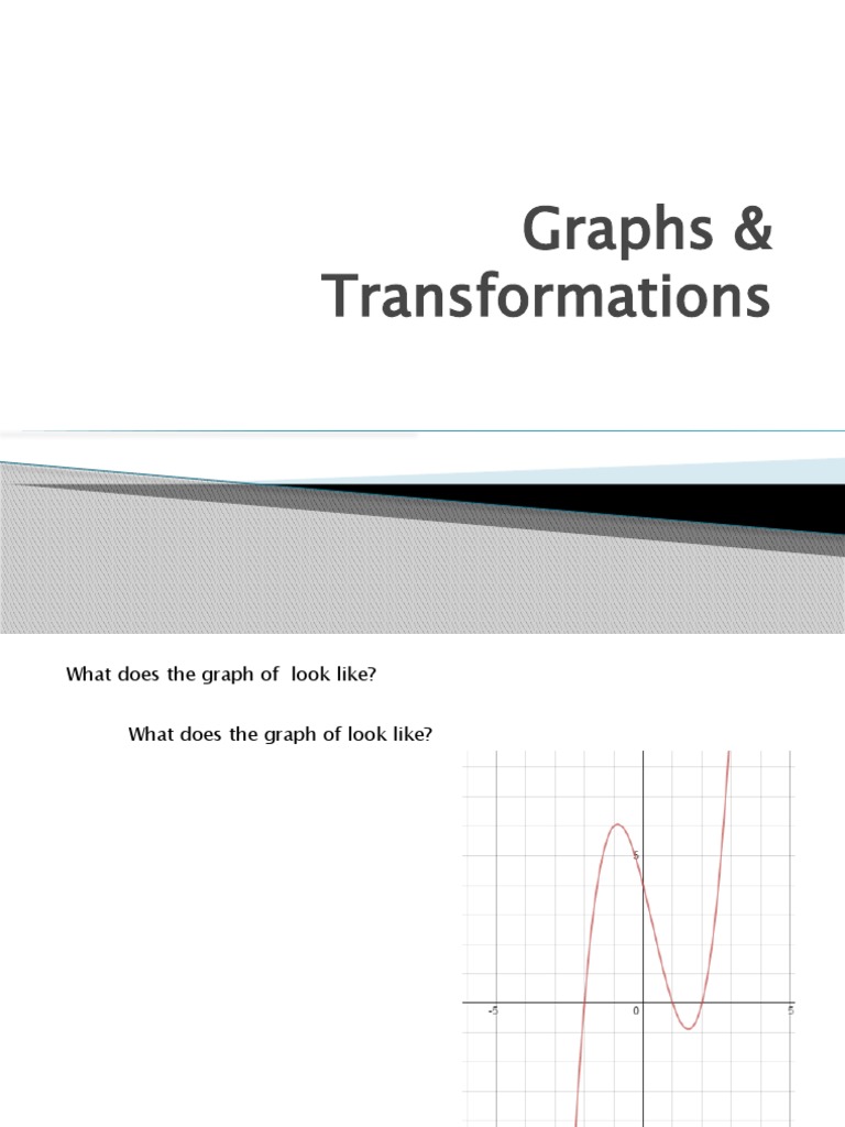 P4 Graphs Transformations Pdf Asymptote Cartesian Coordinate System