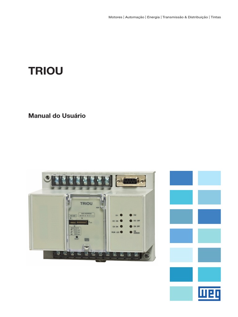 WEG Manual Do Usuario Triou Manual Portugues BR | PDF | Entrada/Saída ...