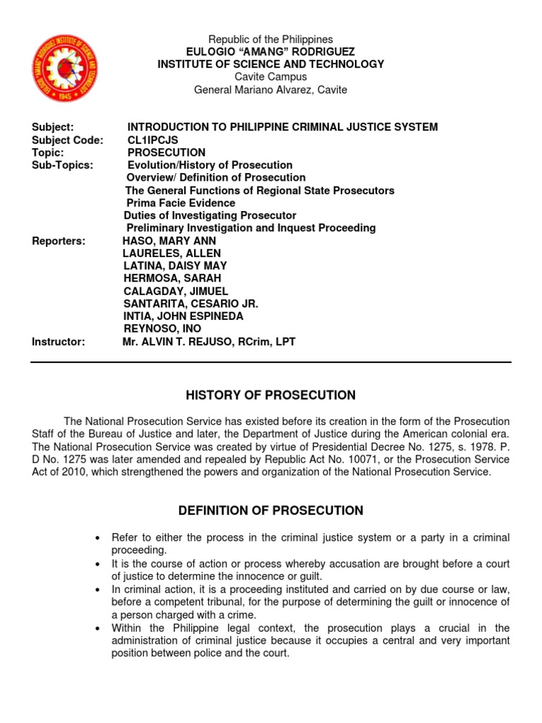 Cl1ipcjs 3 Prosecution | PDF | Plea | Prosecutor