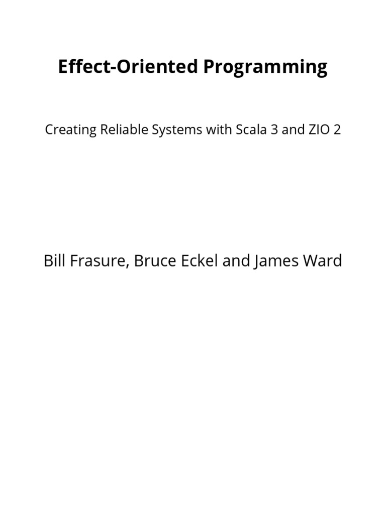 Effect Oriented Programming Preview Pdf Subroutine Source Code