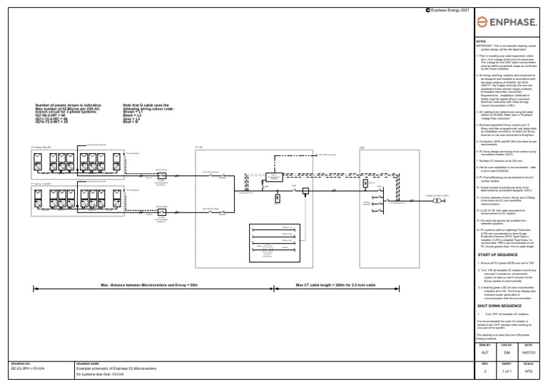 Typical Enphase SLD 3ph Resi | PDF | Alternating Current | Electrical ...