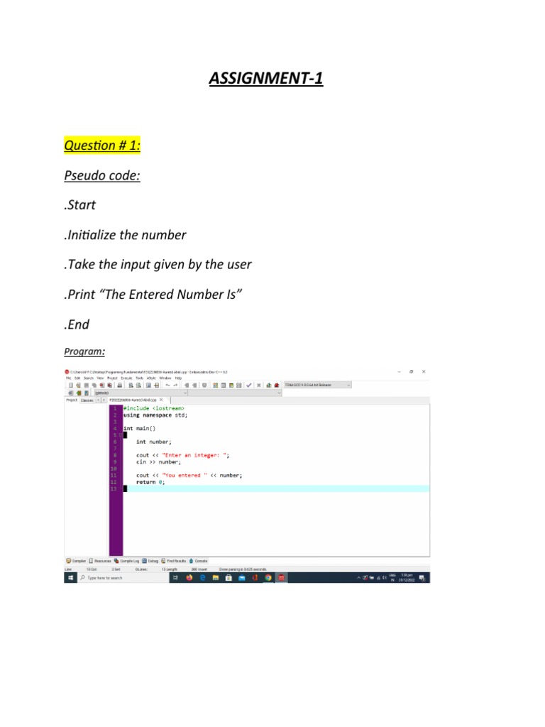 Assignment 1 F2022266856 Aureed Abid | PDF