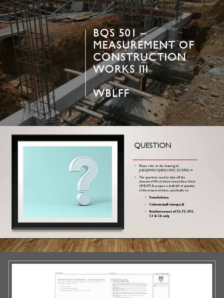 BQS501 - WBLFF (WMN) | PDF | Buildings And Structures | Components