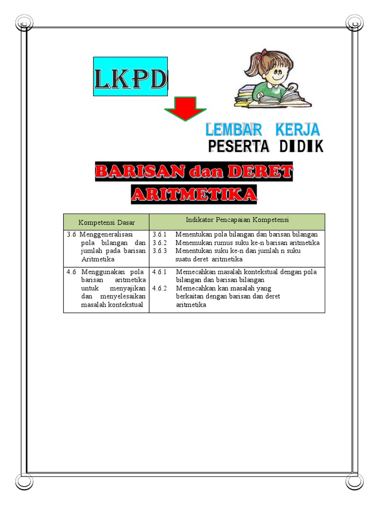 LPKD Pola Bilangan | PDF