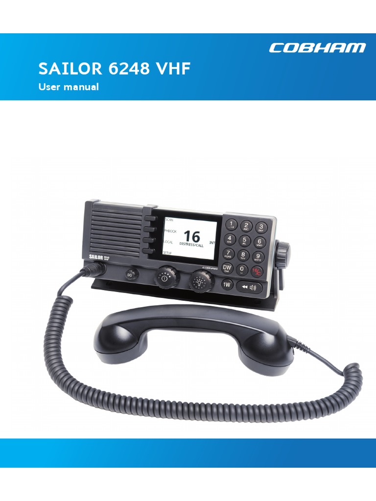 SAILOR 6248 - User - Manual | PDF | Radio | Antenna (Radio)