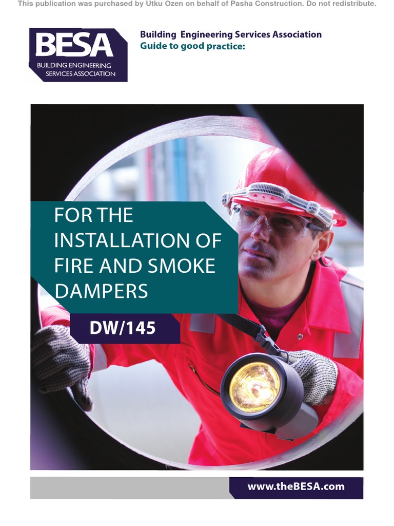 DW 145 - Guide To Good Practice For The Installation of Fire and Smoke ...