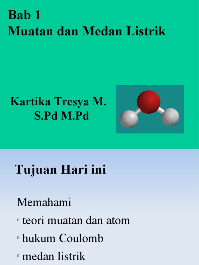 Muatan dan Medan Listrik: Teori Dasar | PDF