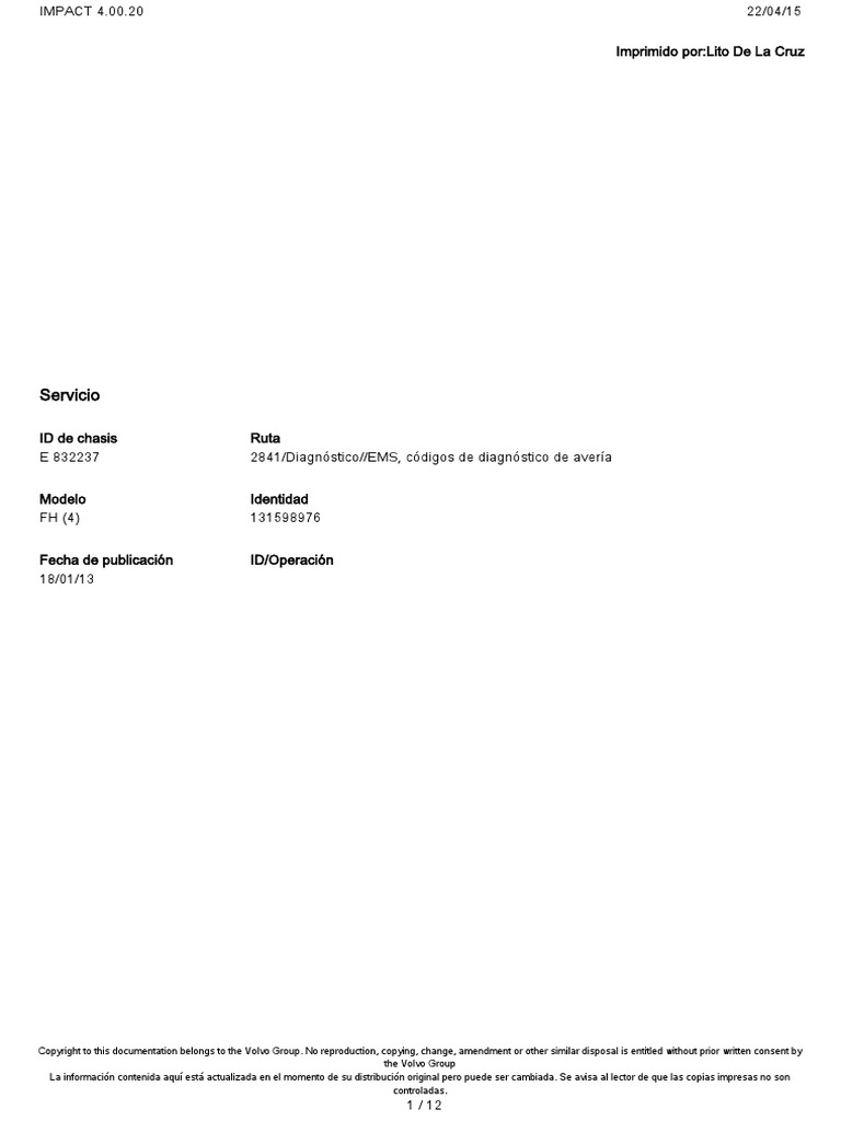 Codigo de Falla Motor FH4 | PDF | Inyección de combustible | Presión