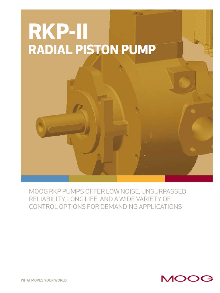 Moog Series Rkpii Radial Piston Pumps Catalogue en | PDF | Pump | Piston