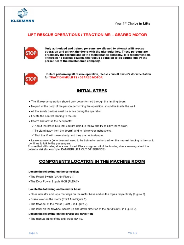 Lift Rescue Operations | PDF | Elevator | Transportation Engineering