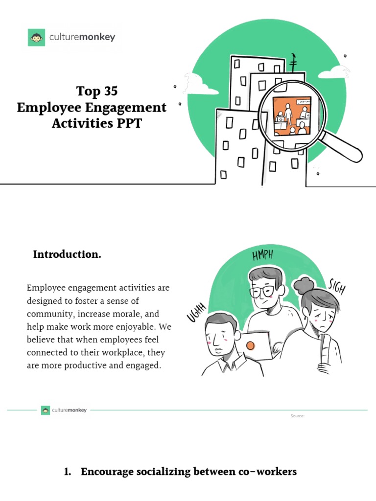 Top 35 Employee Engagement Activities | PDF | Employment | Employee ...