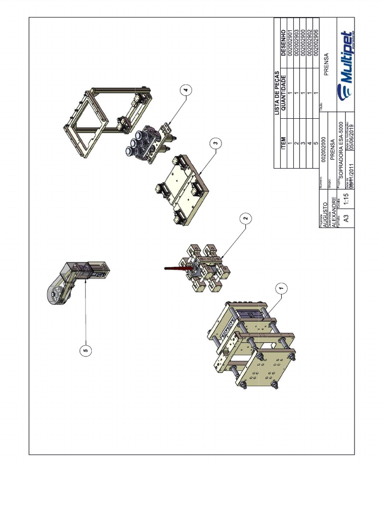Vistas Explodidas MULTIPET ESA 5000 | PDF