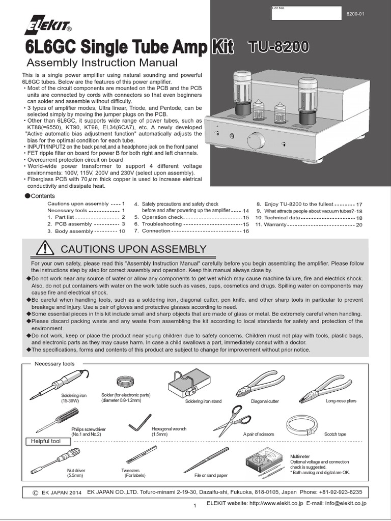 A Guide to Building a Powerful Single Tube Audio Amplifier: Assembly ...