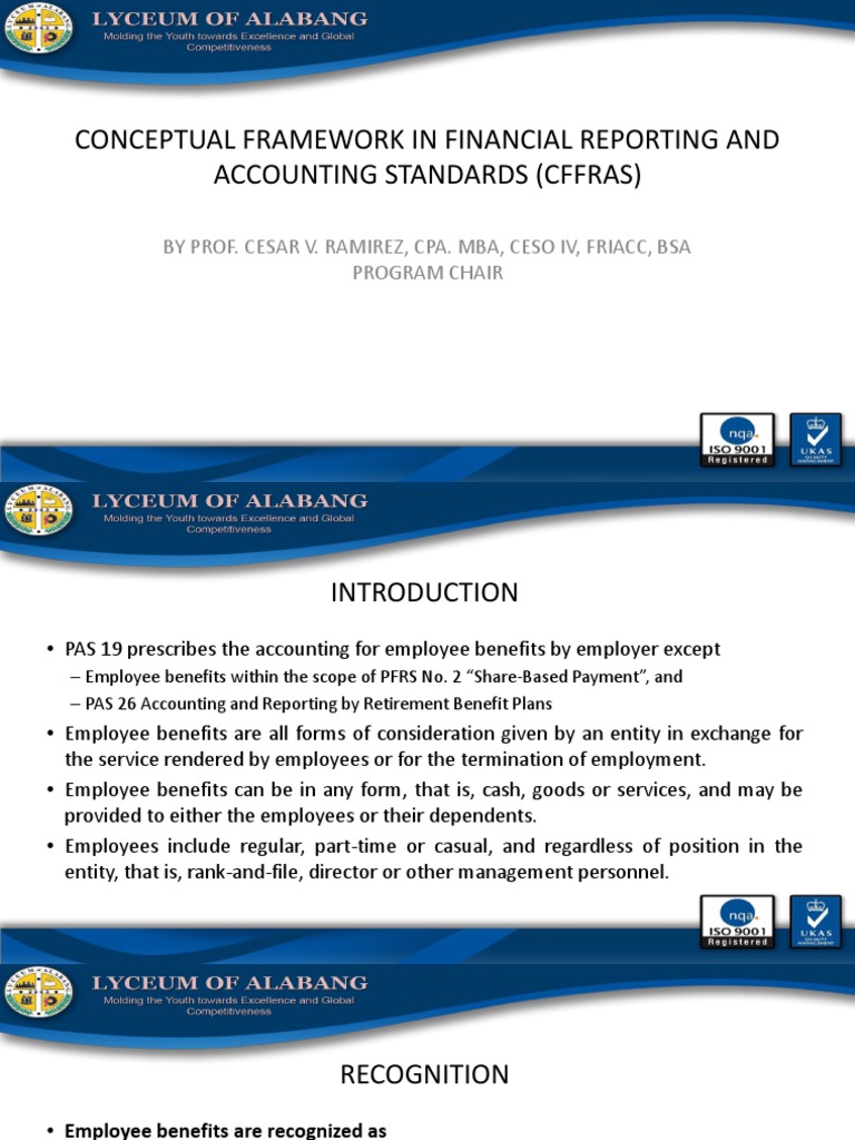 Employee Benefits Pas 19 | PDF | Defined Benefit Pension Plan | Pension