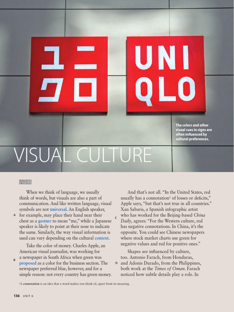 Reading 2 VISUAL CULTURE | PDF | Infographics | Communication