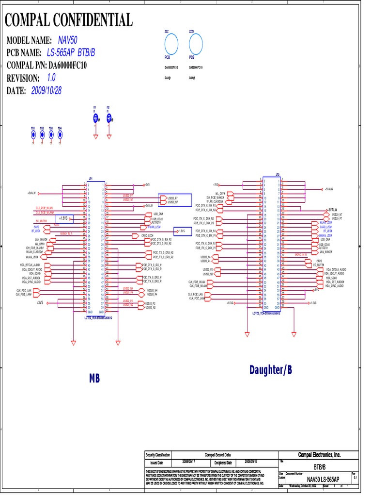 Compal LS-565AP r10 BTN Board | PDF | Obfuscation | Human Rights