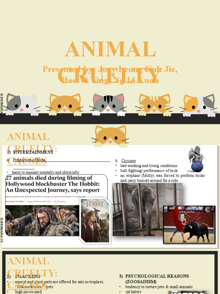 Animal Cruelty Presentation | PDF