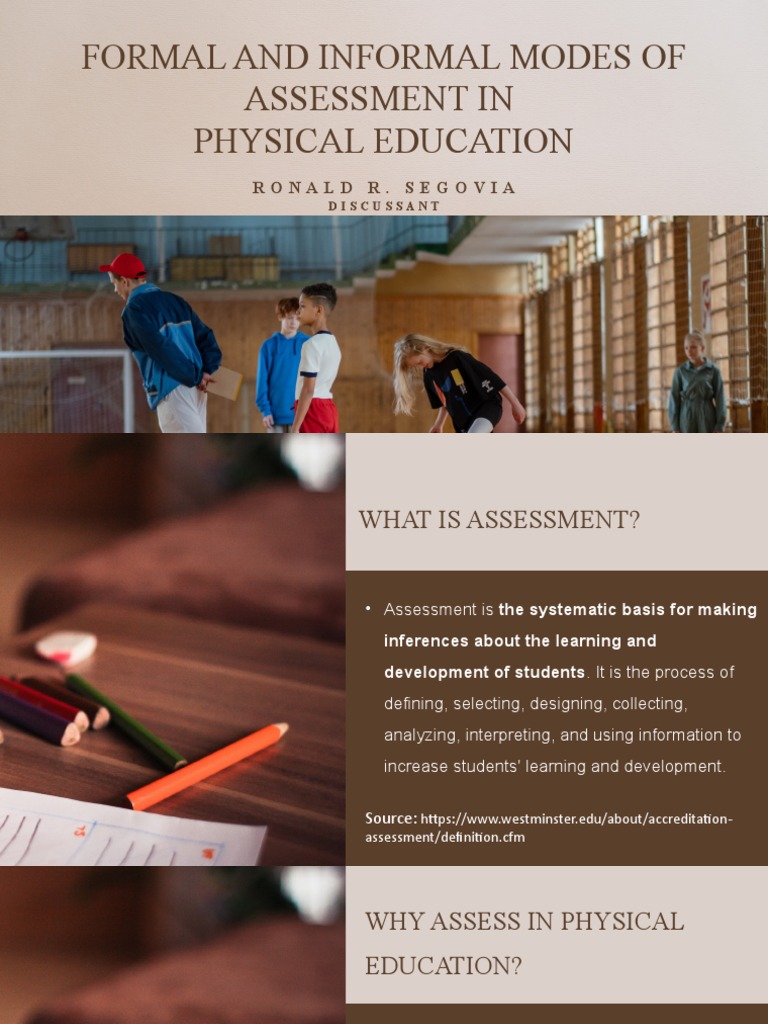 Formal and Informal Modes of Assessment | PDF | Educational Assessment ...
