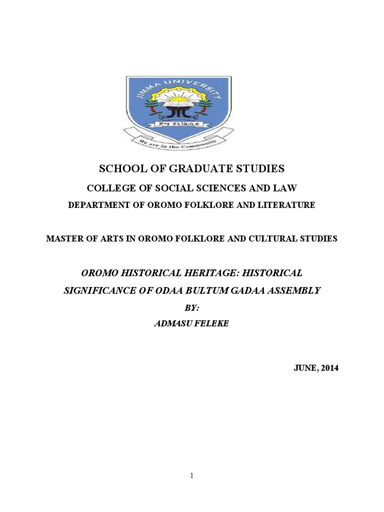 Main Body of Admasu's Thesis1 | PDF | Focus Group | Kinship